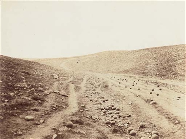 The valley of the shadow of death by Roger Fenton on artnet