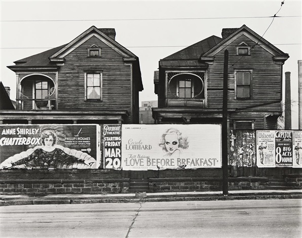 Houses and Billboards in Atlanta by Walker Evans on artnet