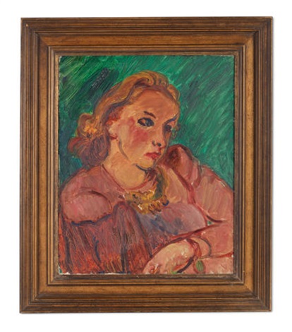 Portrait of Elizabeth by Sir Matthew Arnold Bracy Smith on artnet