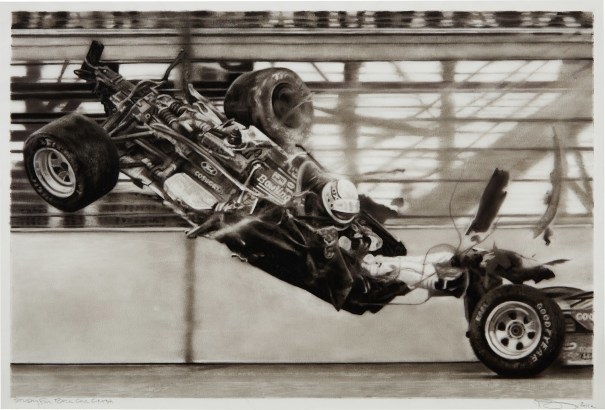 Study for Race Car Crash by Robert Longo on artnet
