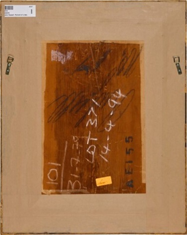 Portrait of Mrs George Turnor, née Ann Eleonora Hanmer by John Russell ...