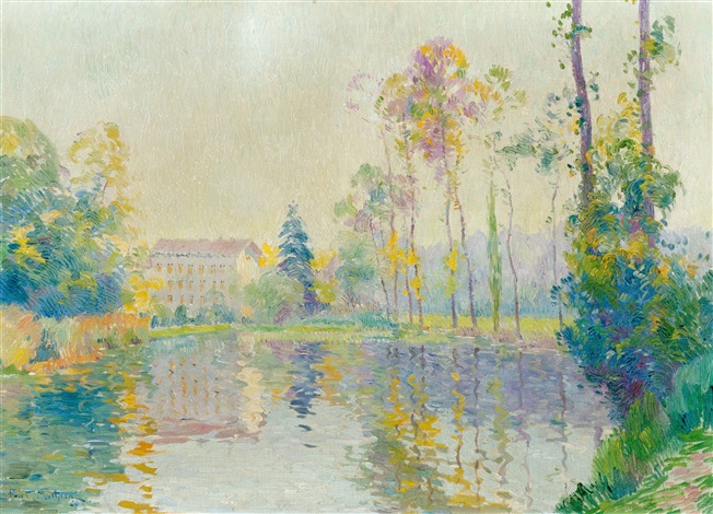 Paysage à Moret by Paul Mathieu on artnet