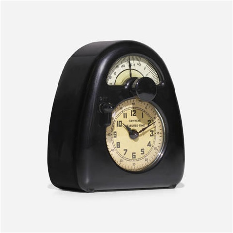 Measured Time clock and kitchen timer by Isamu Noguchi on artnet