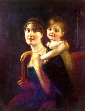 Portrait of Mary Macleod and her daughter Catherine by John Watson Gordon on artnet