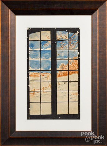 pencil and of Dollhouse Window by Andrew Wyeth on artnet