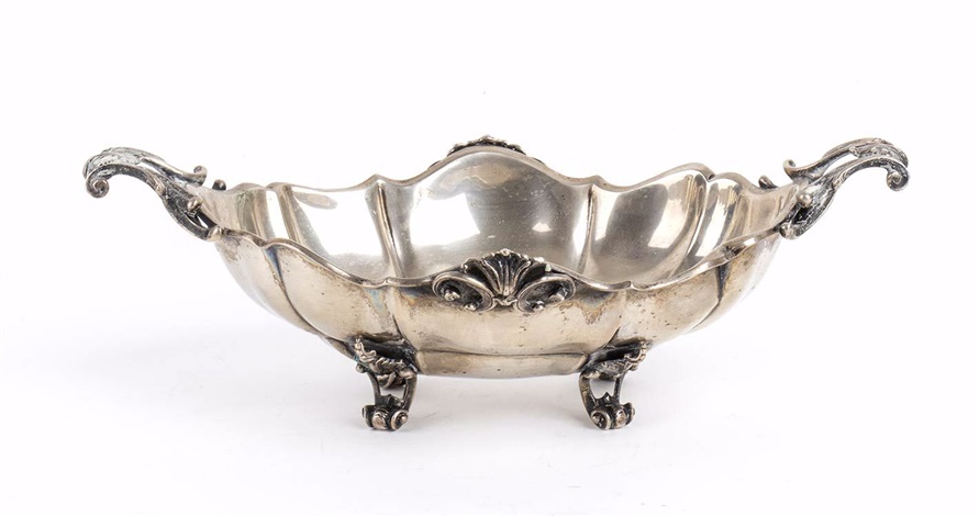 Italian silver Basket - Milan, fascist period 1935-1945, mark of ARNO ...