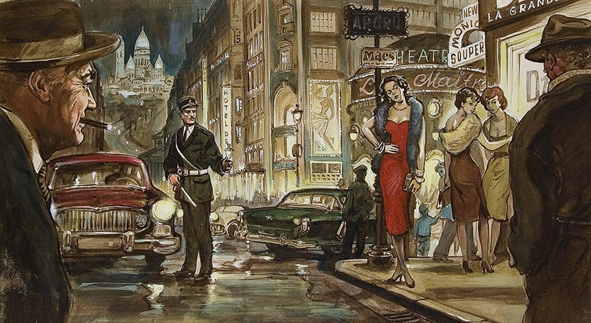 Pigalle - Königin der Nacht by Theo Bleser on artnet