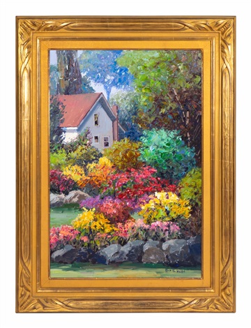 Garden Cottage by Kent R. Wallis on artnet