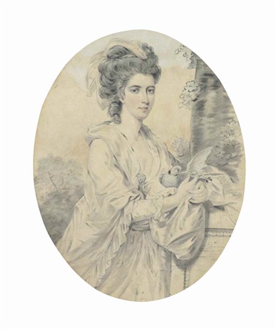 Portrait of Isabella Hunter, the artists cousin, three-quarter-length ...