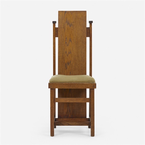 Slant back chair by Frank Lloyd Wright on artnet