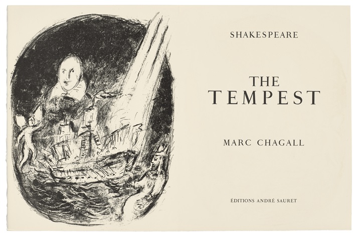 The Tempest portfolio of 50 by Marc Chagall on artnet