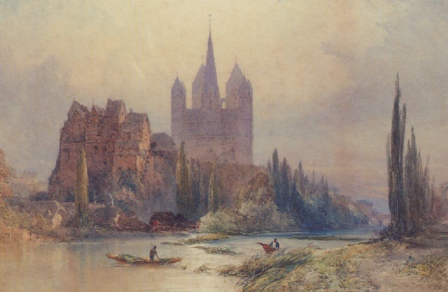 View of Limburg on the Lahn, Germany by William Callow on artnet