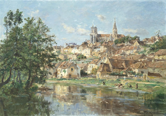 Semur, Côte dor by Edmond Marie Petitjean on artnet