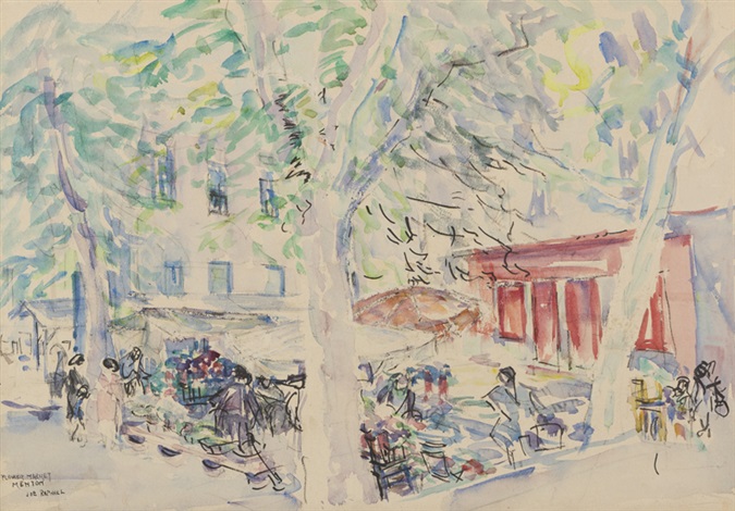 Flower Market by Joseph Raphael on artnet