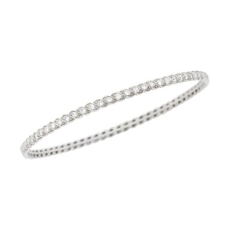 Chaumet Paris Platinum and Diamond Bangle Bracelet by Chaumet (Co.) on ...
