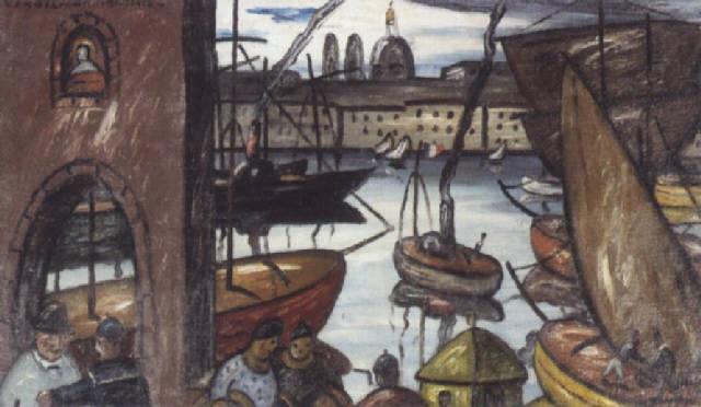 Le vieux Port de Marseille by Louis Mathieu Verdilhan on artnet