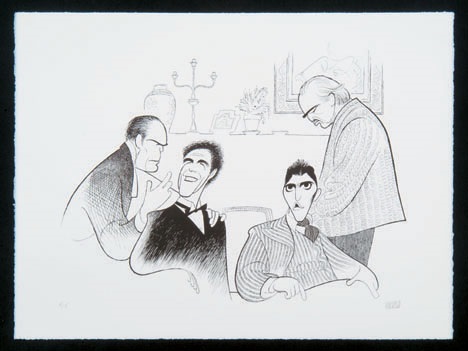 The godfather by Albert Hirschfeld on artnet