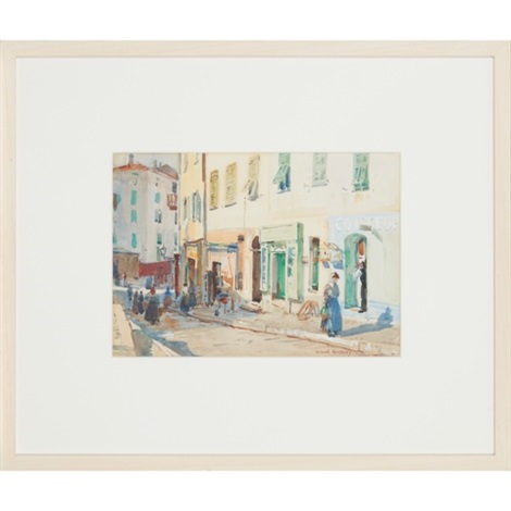 MENTON, FRANCE, 1912 by George Owen Wynne Apperley on artnet