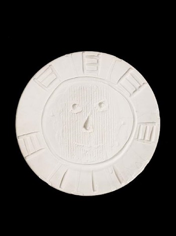 Face on corrugated cardboard by Pablo Picasso on artnet