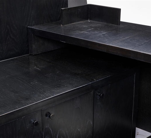 Long Custom Block-Form Desk by Ettore Sottsass on artnet
