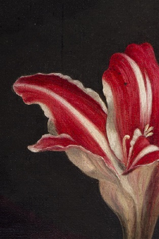 Still Life with a Lily and a Rose by Martin Johnson Heade on artnet