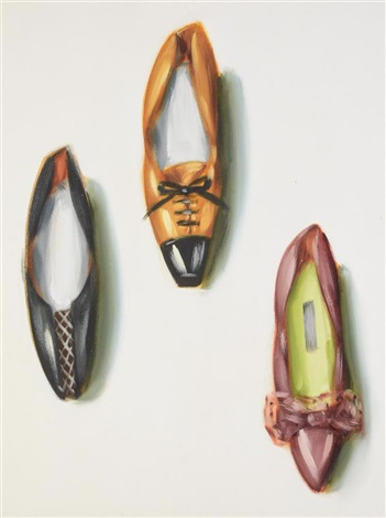 Shoes by Lisa Milroy on artnet