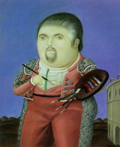 Self portrait as a bullfighter by Fernando Botero on artnet