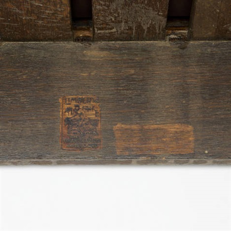 Cube chair by Charles P. Limbert Co on artnet