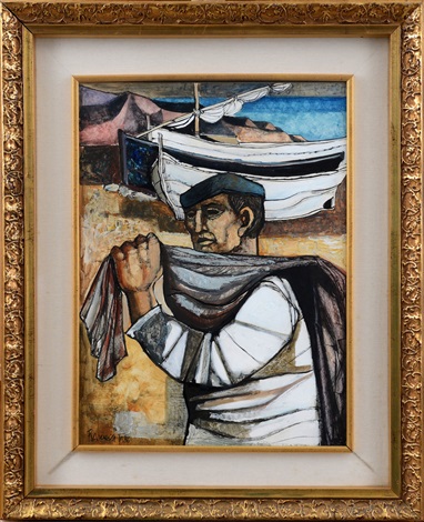 Il pescatore, 1986 by Lucio Ranucci on artnet