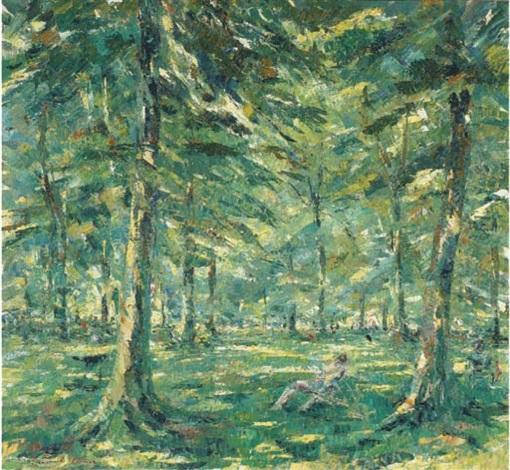 Hyde Park by Bernard Adams on artnet