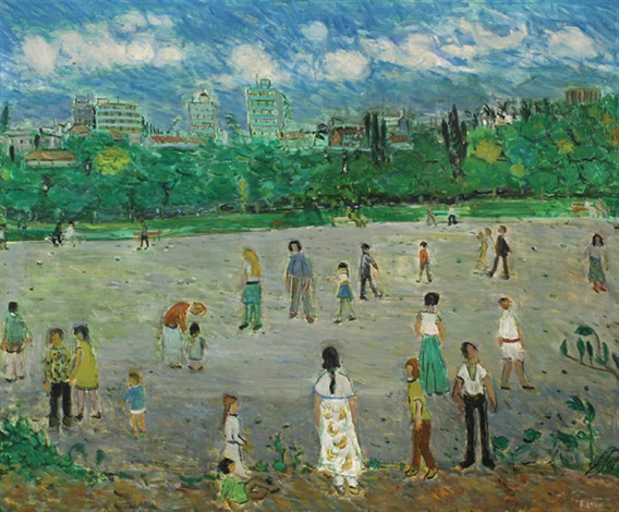 Figurative composition by Esref Uren on artnet