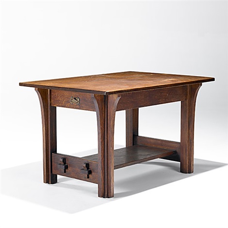 Library table by Charles P. Limbert Co on artnet