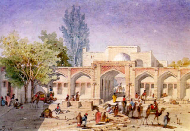Cour animée en Perse by Richaud on artnet