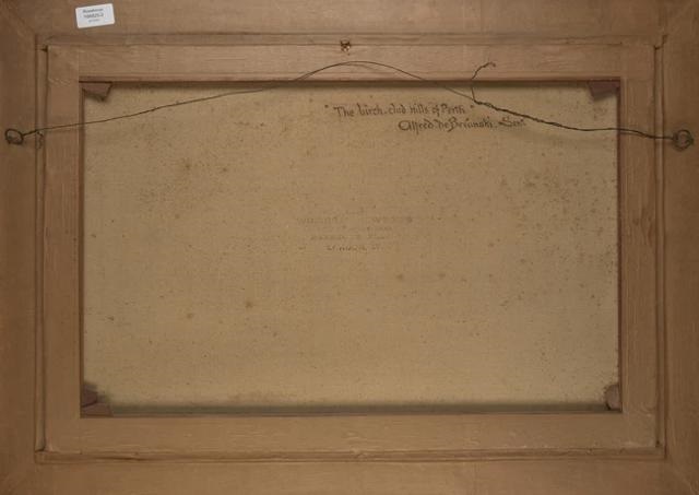 The birch-clad hills of Perth by Alfred de Breanski Sr on artnet