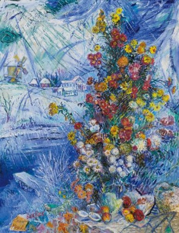 Snow bound by David Burliuk on artnet