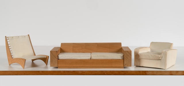 A collection of six maquettes of furniture designed by Sir Terence ...
