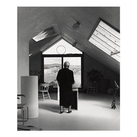 Georgia OKeeffe in Juan Hamiltons Studio, Barranca, N.M by Todd Webb on artnet