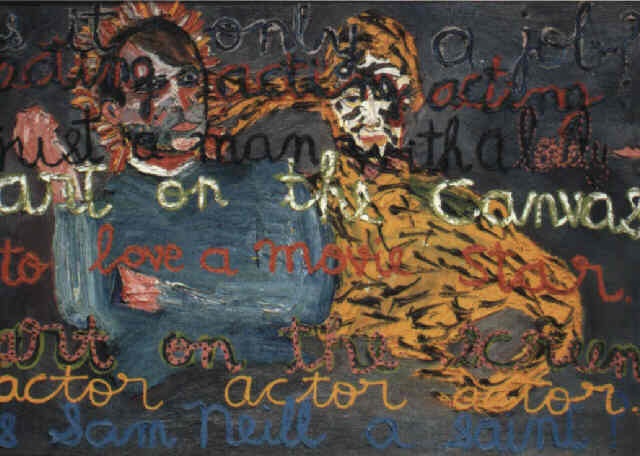 Sam Neill and Jan Sharpe by Davida Allen on artnet