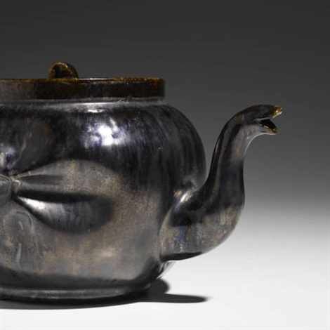 Teapot by George Edgar Ohr on artnet