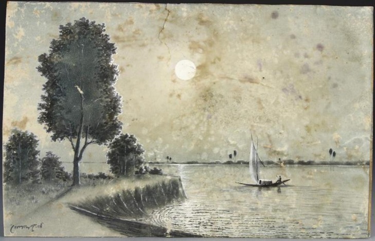 Indian Water Color On Paper by Gopal Ghosh on artnet