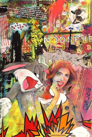 Dreamland Bugs Bunny Grumpy Cat by Christian D. Pope on artnet