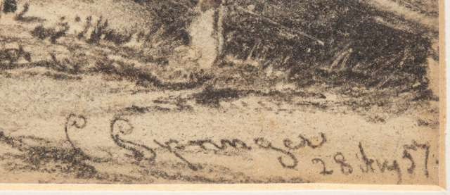 View of the Catharijnekerk in Brielle by Cornelis Springer on artnet