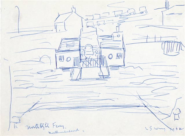 NORTH BLYTH FERRY, NORTHUMBERLAND by L.S. Lowry on artnet