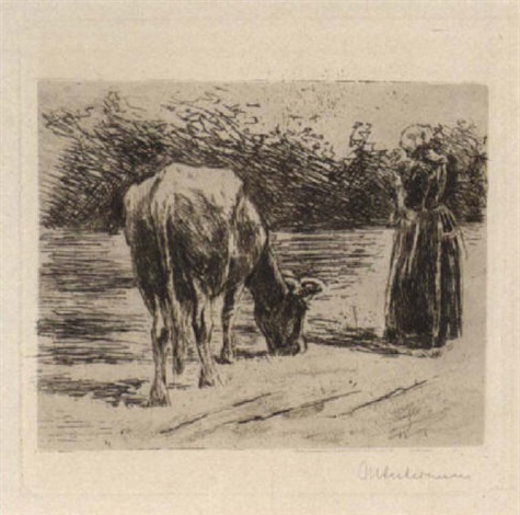 Junge Hirtin by Max Liebermann on artnet