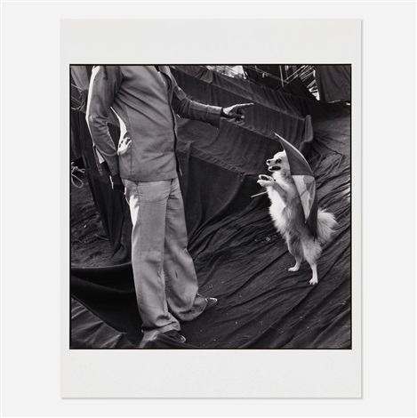 Ringmaster A. Rehman with His Dog Rosy, Famous Circus, Calcutta by Mary ...