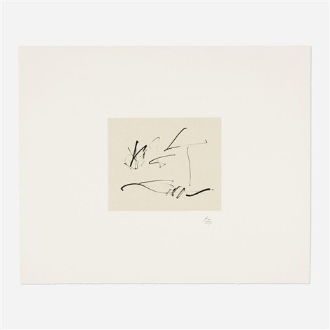 Wind from the Octavio Paz suite by Robert Motherwell on artnet
