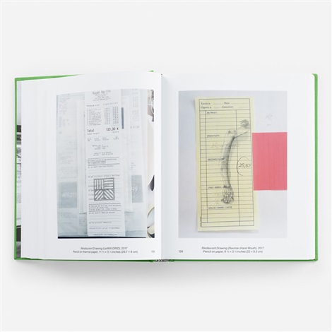 Restaurant Drawings, including one original receipt drawing by Jonathan ...