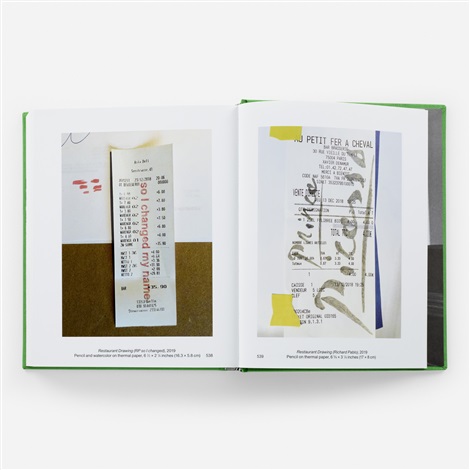 Restaurant Drawings, including one original receipt drawing by Jonathan ...