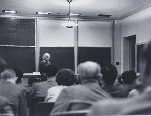 Einstein Lecturing at Princeton by Alfred Eisenstaedt on artnet