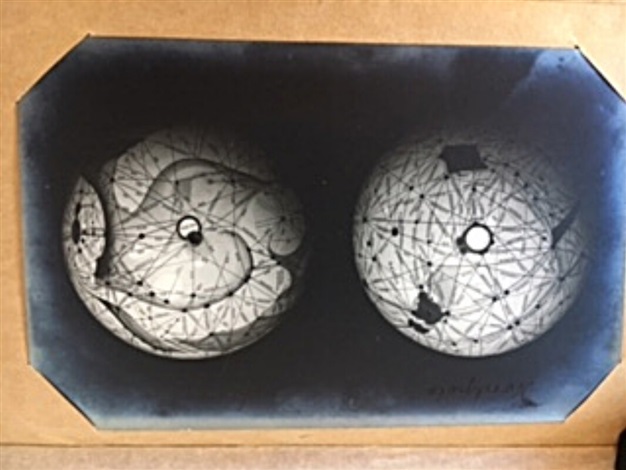 Emmy Ingeborg Brun Mars globe after Percival Lowells planiglobe from ...